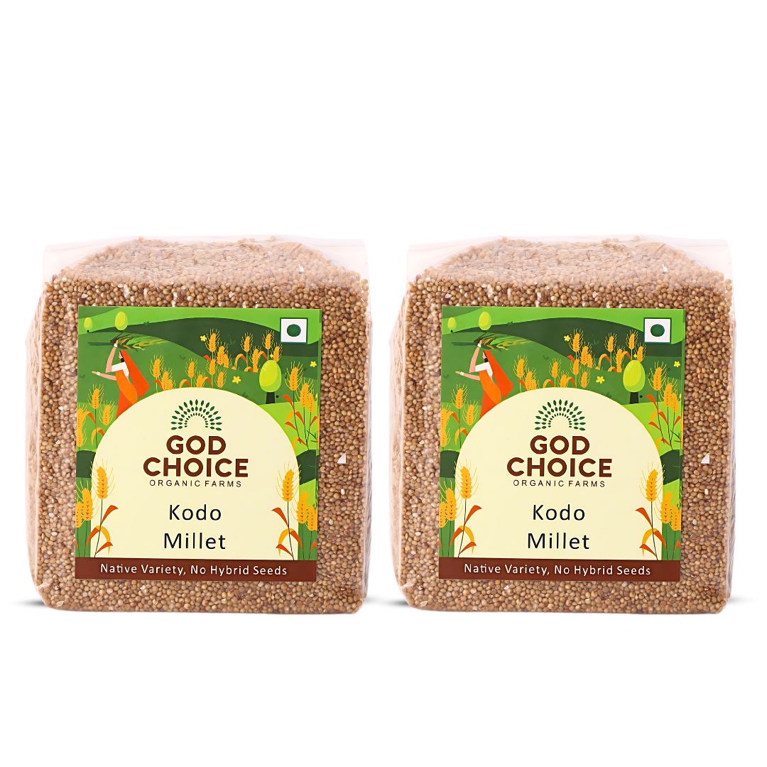 Kodo Millet (1 KG) | Unpolished | Low GI | Native seeds | Vacuum packe