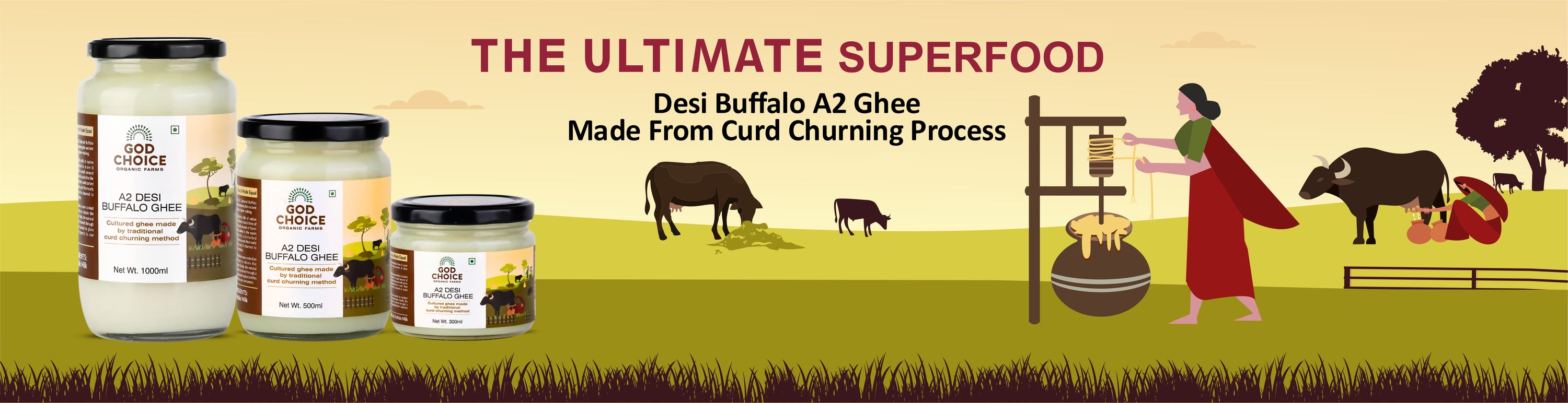 A2 Desi Cow Ghee Online Price | Buy Cultured Pure & Organic A2 Desi Cow ...